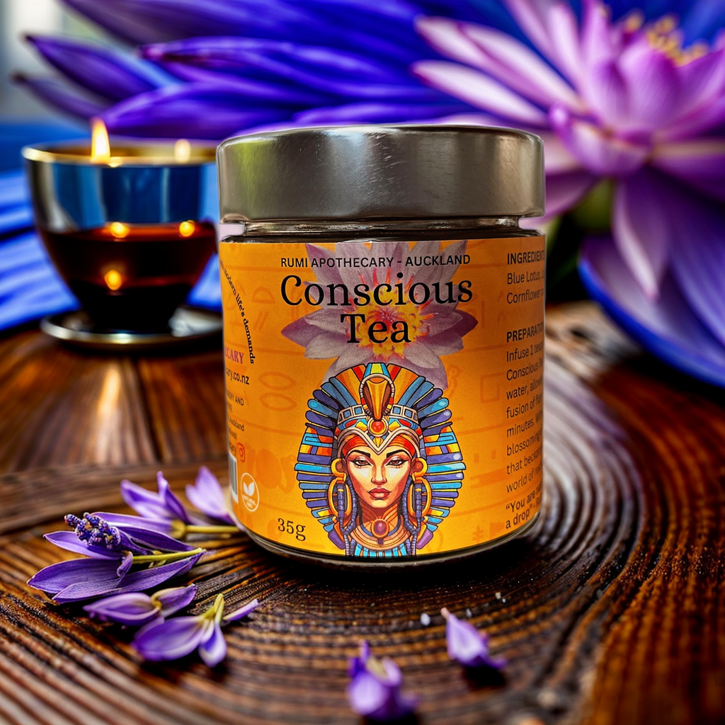 Conscious Tea with Blue Lotus – Rumi Apothecary