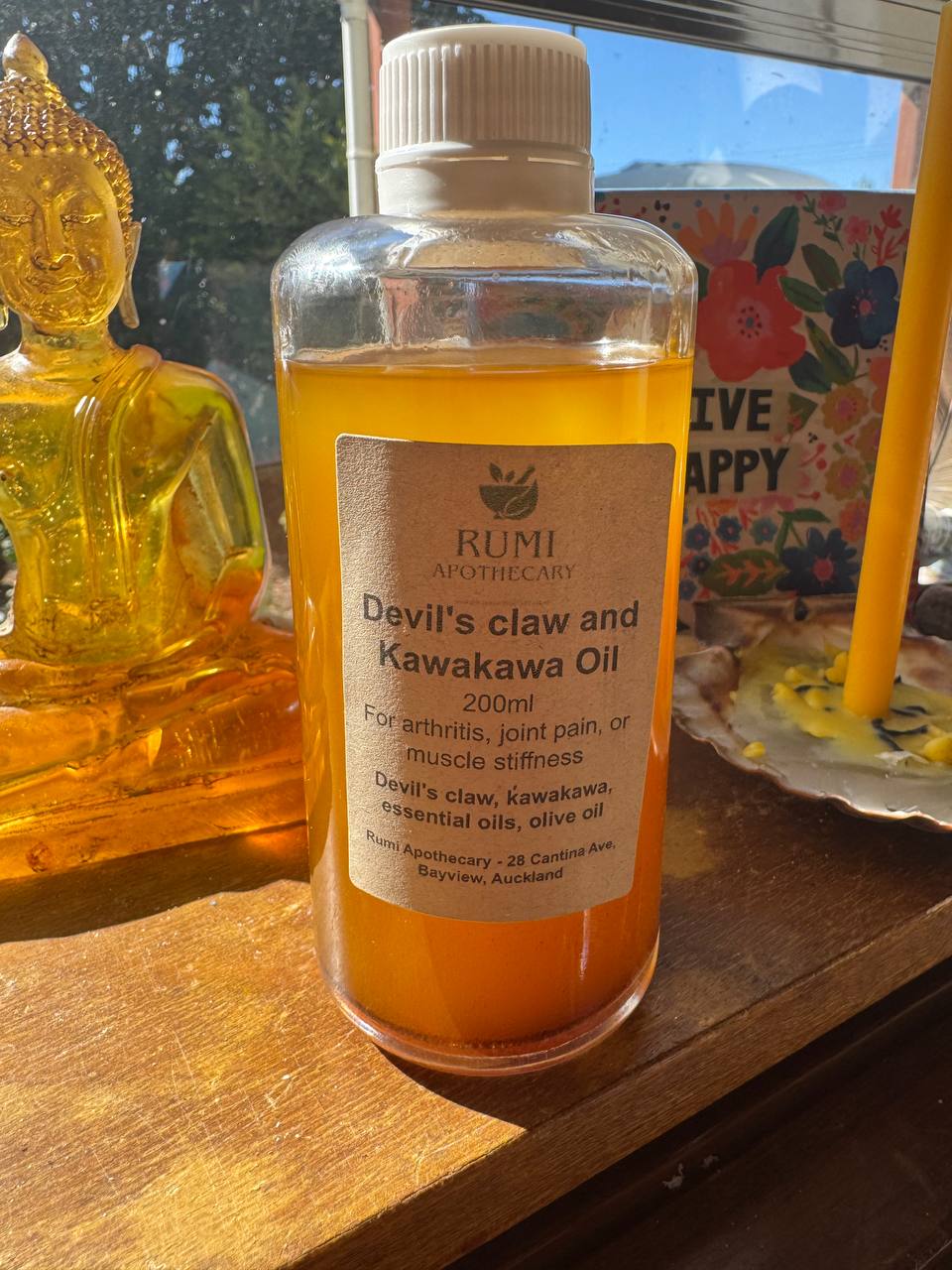 Devil’s Claw & Kawakawa Oil - 200ml – Rumi Apothecary