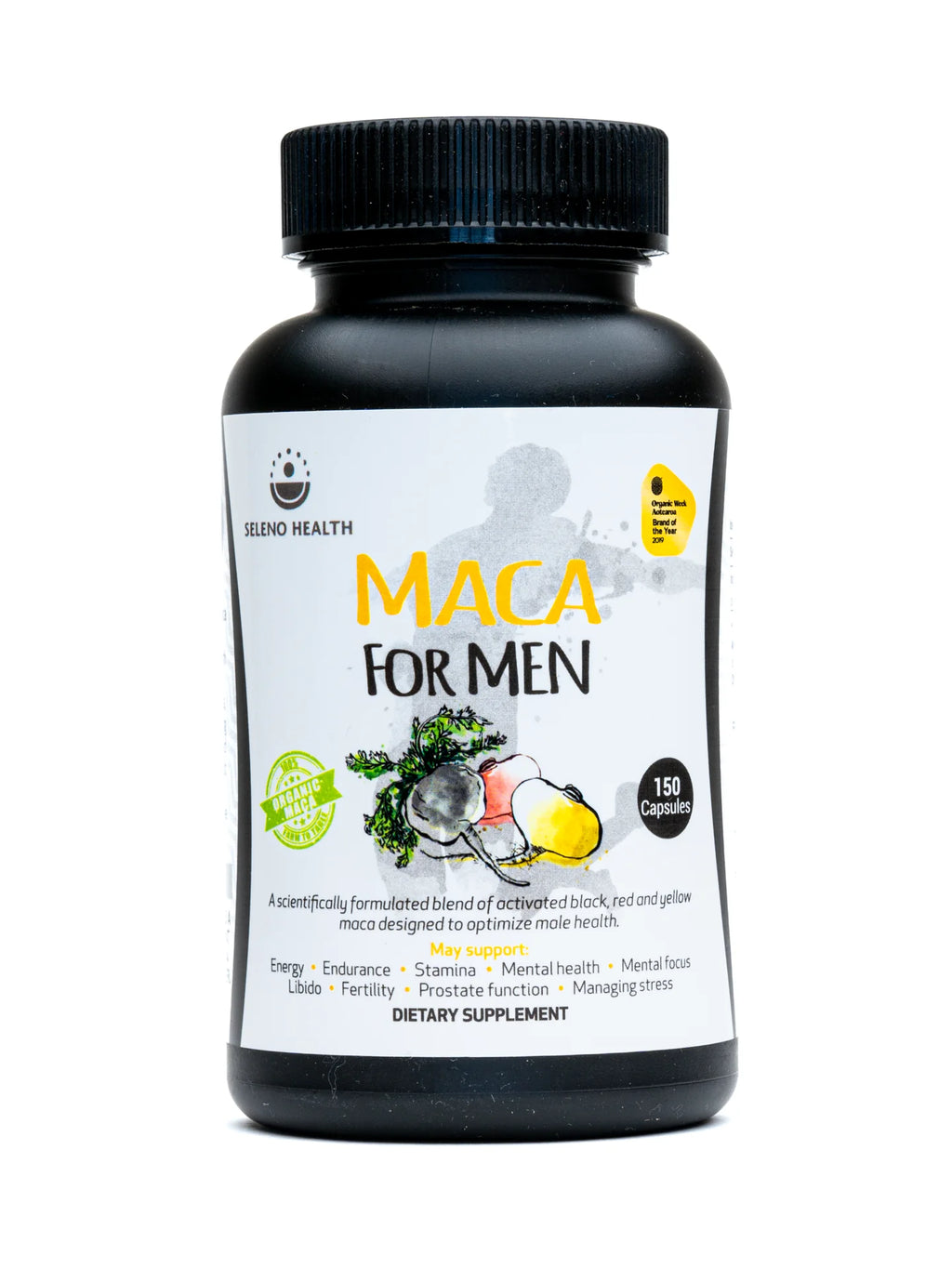Maca for Men in Capsules – Endocrine Support - Seleno Health – Rumi ...